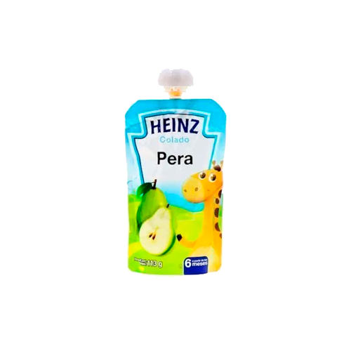 COLADO DE PERA HEINZ DE BOLSITA 113 GR – Bistecca