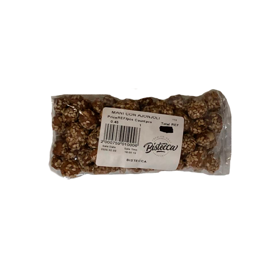 MANI CON AJONJOLI – Bistecca