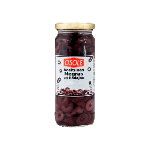 OSOLE ACEITUNAS NEGRAS RODAJAS 340 GR – Bistecca